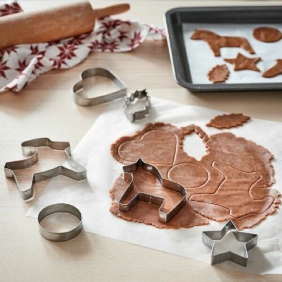 IKEA | Kitchen | Ikea Vinter 22 Pastry Cutter Mixed Shapes Stainless ...